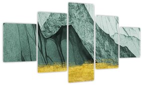 Obraz - Smaragdové hory N⁰2 (125x70 cm)