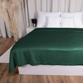 Biante Sametový přehoz na postel Velvet Premium SVP-044 Lesní zelená 140x220 cm