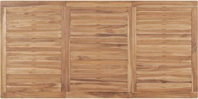 Zahradní jídelní stůl 180 x 90 x 77 cm masivní teakové dřevo 315621