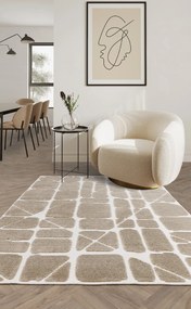 Tribeca Design Kusový koberec Stooges Method Sand Rozměry: 80x150 cm