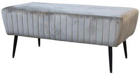 Latté sametová lavice Marat Bench velour - 100*42*50cm