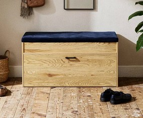 JU Skříň na boty se sedákem 100 x 35 x 49 cm