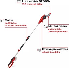 Aku prořezávací pila Einhell GC-LC 18/20 Li T-Solo 3410581