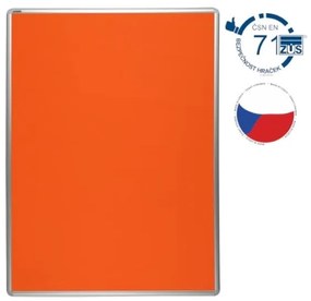 Textilní nástěnka EkoTAB 60 x 90 cm - oranžová