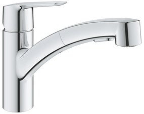 GROHE Start - Páková dřezová baterie s výsuvnou sprchou, chrom 30307001