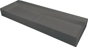 Deante Blur, granitové umyvadlo na desku 1000x400x120 mm, antracitová metalíza, DEA-CQB_TU1S