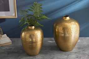 Stolní váza 2 ks SINIS Dekorhome Zlatá