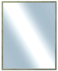 DANTIK - Zarámované zrcadlo - rozměr s rámem cca 80x100 cm z lišty Y-ka zelená linka (3126)