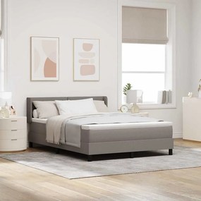 Postel s boxspringem s čelo Taupe 200 x 160 cm textil 3341115