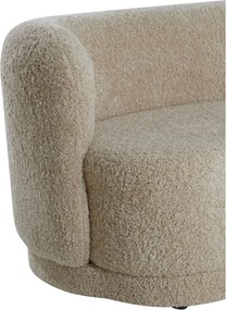 Béžová pohovka z textilie bouclé 175 cm Amelie – Light &amp; Living