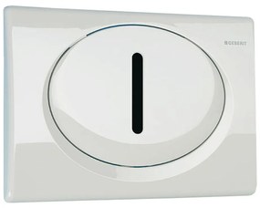 Sanela Automatický splachovač WC s elektronikou ALS pro montážní rám Geberit - tlačítko RUMBA, 24V DC