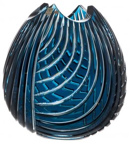 Váza  Linum, barva azurová, výška 280 mm