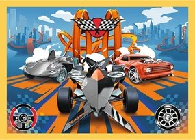 TREFL Puzzle Autíčka Hot Wheels 4v1 / 35, 48, 54, 70 dílků / 28,5 x 20