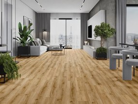 Mexen Beaver Creek vzorek vinylových panelů SPC 6,5 mm, podložka IXPE 1,5 mm, 4 V-drážka, Dub - F1002-S