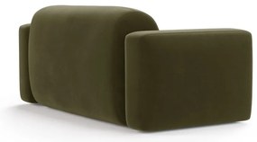 Khaki sametová pohovka 180 cm Strino – Cosmopolitan Design