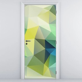 Fototapeta na dveře - Geometrická abstrakce (95x205cm)