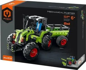 IM.MASTER Stavebnice traktor/traktor s valníkem 2v1 / 346 dílků / od 6