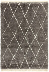 Šedý  koberec Lever Grey Diamond Rozměry: 200x290 cm