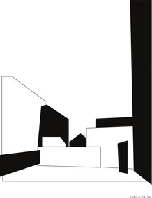 Ondřej Tejkl | Between Structures Rám: Dubový, Velikost: 40 x 30 cm