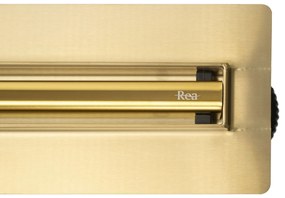 Odtokový žlab REA NEOX SLIM PRO 100 cm, zlatý