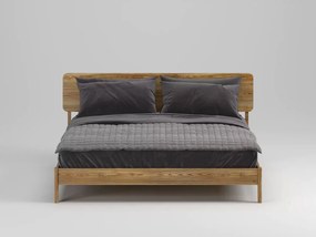 Slee Skagen postel - jasan rustikální 180 x 200 cm - výprodej skladových zásob Moření: Olej palisandr, Rozměr: 180 x 200 cm