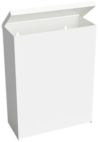 Bemeta Design Odpadkový koš, 6 l, nerez, bílý -