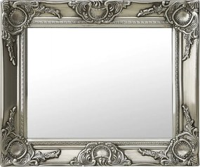 vidaXL Nástěnné zrcadlo barokní styl 50 x 40 cm [320308] Barva: Černá