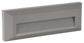 V-Tac | LED Venkovní schodišťové svítidlo LED/3W/230V 4000K IP65 šedá | VT1040