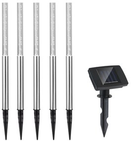 Solární zahradní LED osvětlení 5 ks 104179