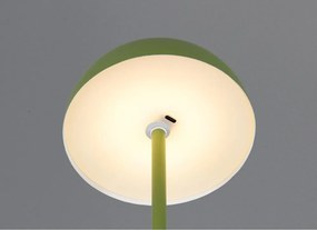Zelená LED stolní lampa s kovovým stínidlem (výška 21 cm) Munoz – Reality