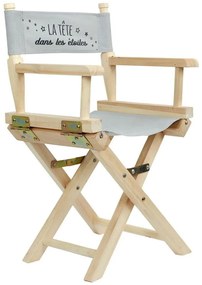 Intesi Dětská režisérská židle šedá