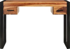 Psací stůl se 2 zásuvkami 110 x 50 x 77 cm masivní akácie 247401