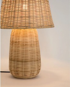 Ratanová stolní lampa v přírodní barvě (výška 65 cm) Neuda – Kave Home