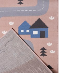 Hanse Home Collection koberce Dětský koberec Adventures 104538 Rose Rozměry koberců: 80x150