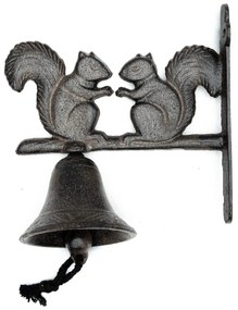 Hanging Bell Squirrels - Without patina