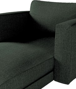 Potah na IKEA Norsborg šezlong s loketními opěrkami barva zelená látka pletený vzor