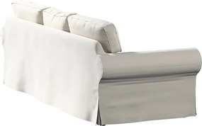 Potah na pohovku IKEA  Ektorp 3-místná, nerozkládací barva šedá látka sametová