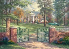 SCHMIDT Puzzle Graceland: Padesáté výročí / 1000 dílků / rozměr 69,3 ×