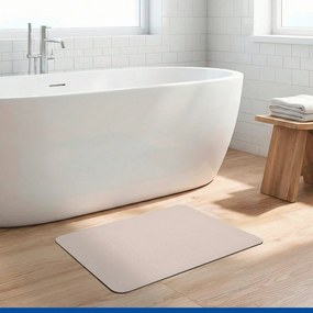 Béžová z křemeliny koupelnová předložka 39x60 cm Simi – Wenko
