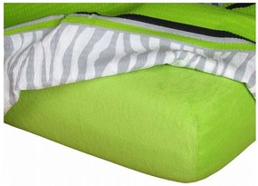 DADKA Froté prostěradlo kiwi Rozměr 80x140x10
