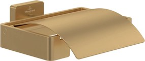 Villeroy & Boch Elements Striking - Držák toaletního papíru s krytem, kartáčované zlato TVA15201300076