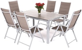 Home&Garden Zahradní sestava Ibiza Pollywood Taupe