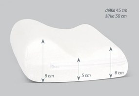 Bellatex Polštář anatomický 45x30 cm Jersey bílá