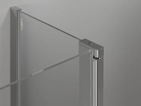 Mexen, Mexen Mist Otočné sprchové dveře 150 cm, průhledné, chrom - 8A4-150-001-01-00