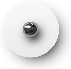 creative cables Mini ellepì 'Solid Color' ploché stínidlo pro závěsné i nástěnné lampy a světelné řetězy, ⌀ 24 cm Barva komponentu: Černá lesk-černá mat