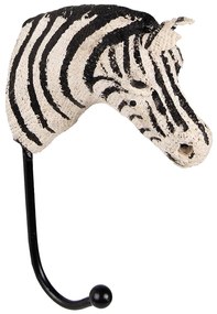 Nástěnný háček se zebrou Zebra - 5*10*18 cm