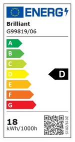 Brilliant G99819/06  Stmívatelné závěsné LED svítidlo AMALIE 20W s funkcí MEMORY