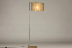 Stojací designová lampa Pallas Gold and Taupe