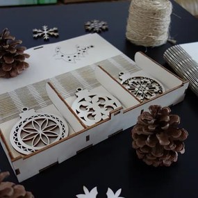 Vánoční ozdoby ze dřeva a plastu, vánoční dekorace dřevěné, dřevěné doplňky PR0107-Christmas decoratio HEU-