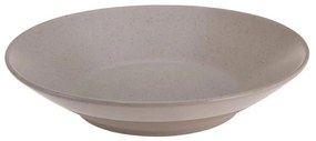 Kameninový hluboký talíř Clay, (fi) 21 cm, béžový